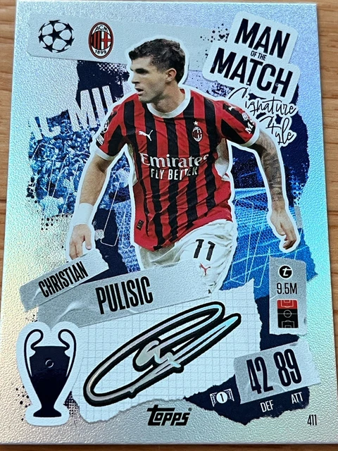 TOPPS MATCH ATTAX 24/25 Champions League 2024/2025 Karte Christian Pulisic EUR 1,00 - PicClick DE