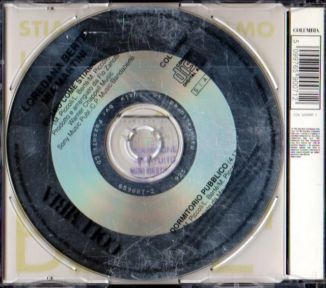 LOREDANA BERTE' MIA MARTINI | CDs CAMPIONE Gratuito | STIAMO COME ...