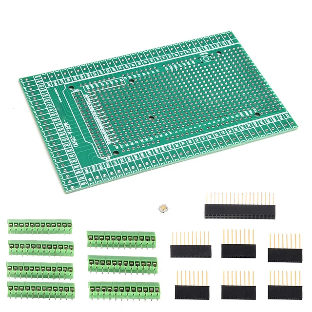 DOUBLE SIDE PCB Prototype Screw Terminal Block Shield Board For Arduino ...