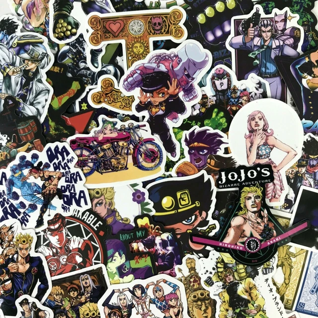100PC JOJOS BIZARRE Adventure Dio Anime Laptop Notebook Manga Sticker ...