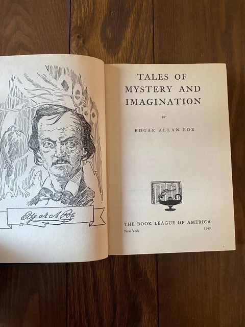 TALES OF MYSTERY and Imagination 1940 Edgar Allan Poe Hardcover $36.60 ...