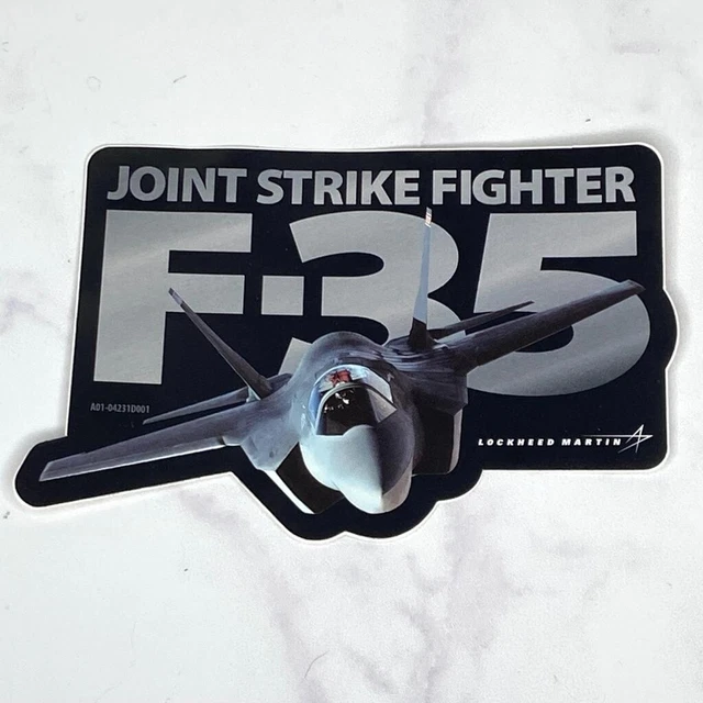 LOCKHEED MARTIN JOINT Strike Fighter F-35 JSF Military Jet 5" Sticker ...