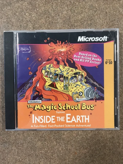 THE MAGIC SCHOOL Bus Explores Inside The Earth - PC CD-ROM - Disc is ...