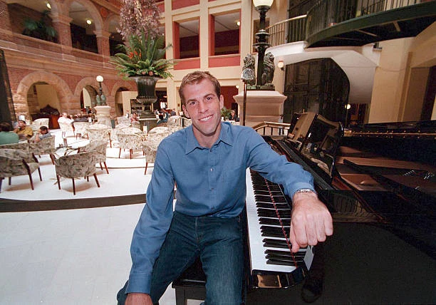 TENNIS PLAYER GREG Rusedski pictured at his hotel on January 13, 1 ...