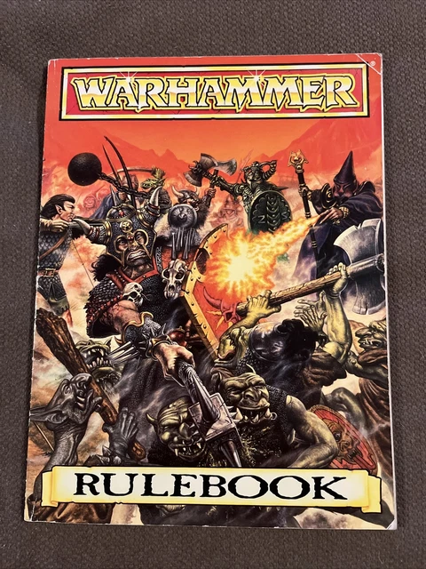 WARHAMMER RULEBOOK 4TH Edition 1992 90s Rule Book £9.99 - PicClick UK