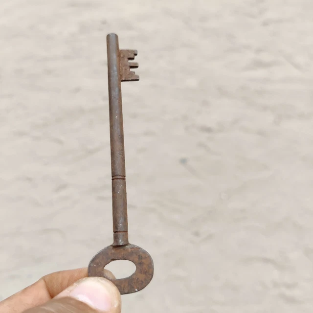 1920S VINTAGE PADLOCK Key Lock Original Old Primitive Handmade I436 £30 ...