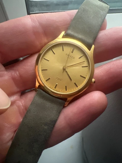 CITIZEN EXCEED WATCH Quartz 18k Solid Gold £599.00 - PicClick UK