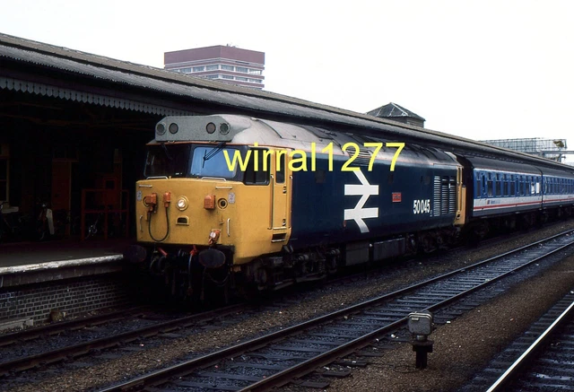 6X4 COLOUR RAILWAY photograph Class 50 50045 at Reading 05.88 £1.00 ...