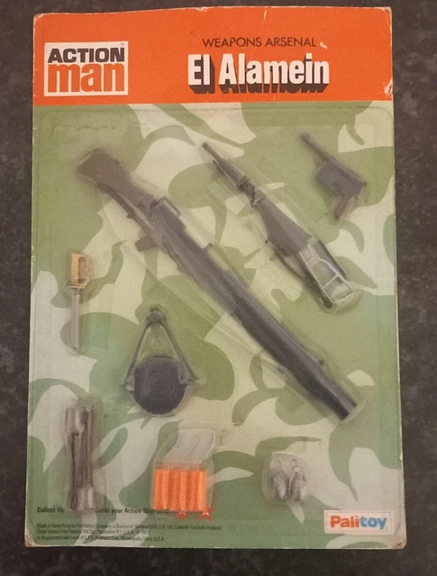 ACTION MAN VINTAGE 1977 Original El Alamein Carded Set Palitoy Complete ...