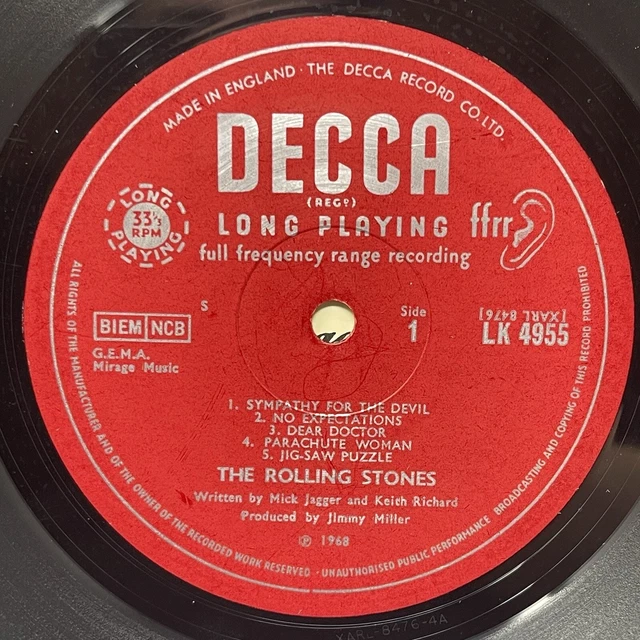 THE ROLLING STONES Beggars Banquet - Vinyl LP 1968 Mono Decca Unboxed ...