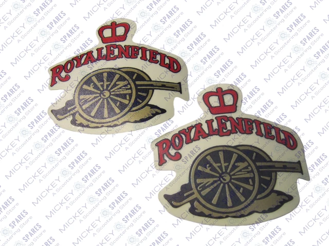 ROYAL ENFIELD MADE Like A Gun Badge Sticker Emblem Monogram 2 Unit £7. ...