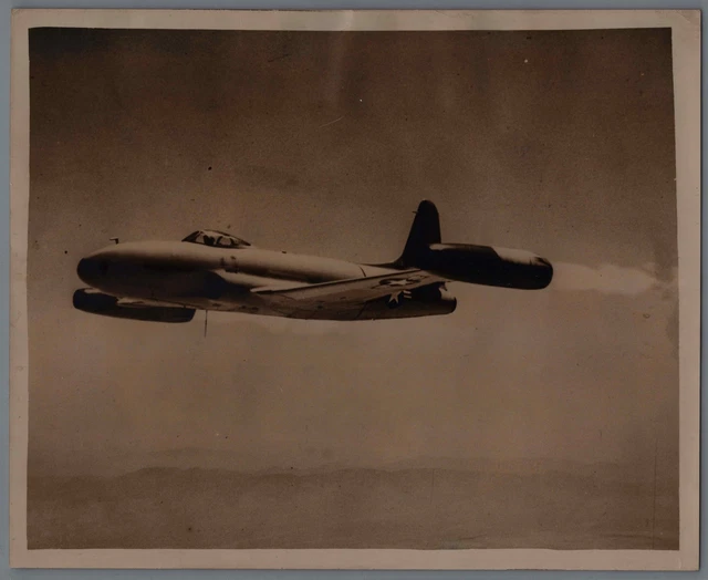 LOCKHEED F-80 SHOOTING Star Ram Jet Engine Wing Tips Original Press ...