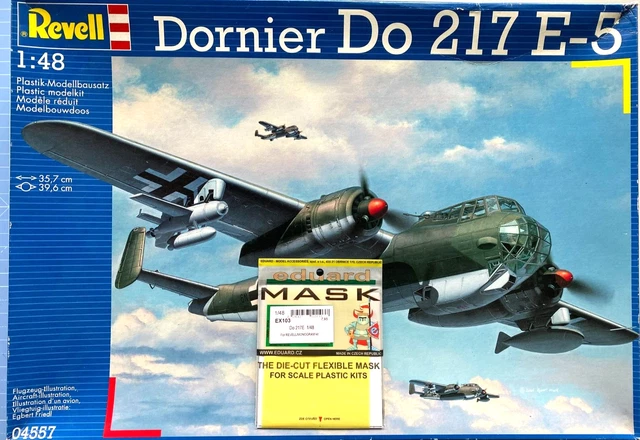 REVELL DORNIER DO 217 E-5 1/48 Plus Canopy Mask Set £44.99 - PicClick UK