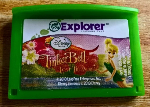 LEAPFROG EXPLORER DISNEY Tinkerbell And The Lost Treasure Learning Game ...