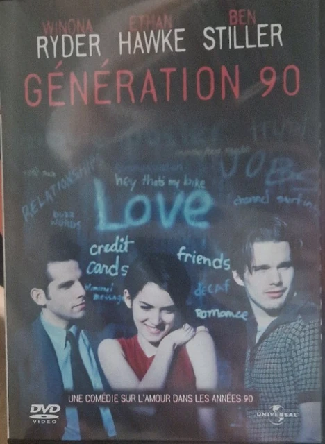 DVD DU FILM GENERATION 90 avec Ben Stiller, Ethan Hawke et Winona Ryder ...