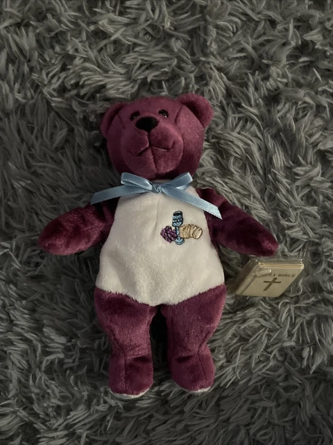 THE ORIGINAL HOLY Bears "The Last Supper Bear" Plush 8.5" Purple ...