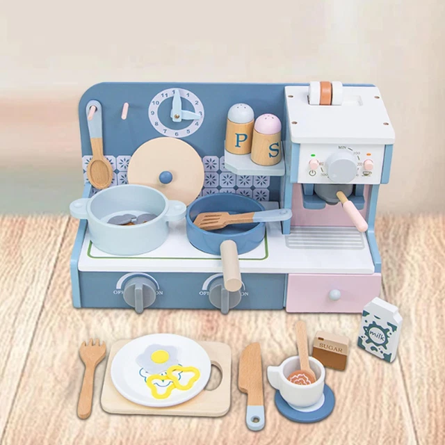 KITCHEN WOODEN PLAY Set Realistic Creative and Imaginative Skills ...