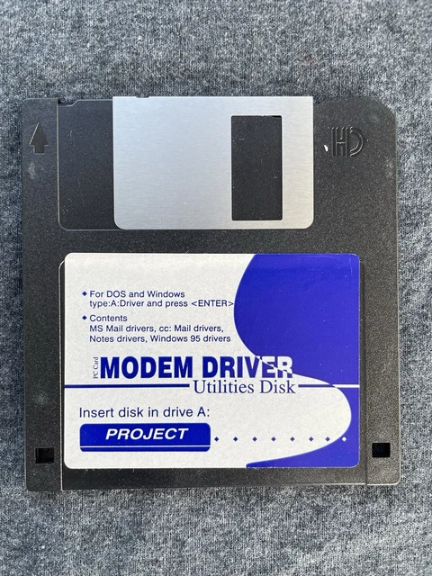 PC FLOPPY DISK Software - Modem Drivers Utility Disk £9.78 - PicClick UK