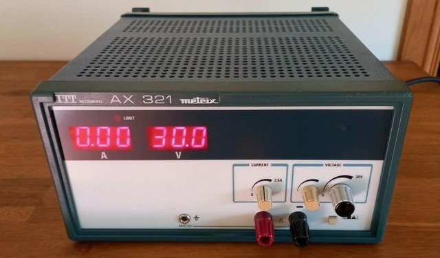 METRIX AX 321 ITT instruments ALIMENTATION DE LABORATOIRE REGLABLE EUR ...