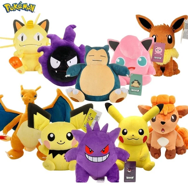 PELUCHE DOUDOU JOUET Jeu POKEMON Dessin Animé Gengar Pikachu Dracaufeu ...