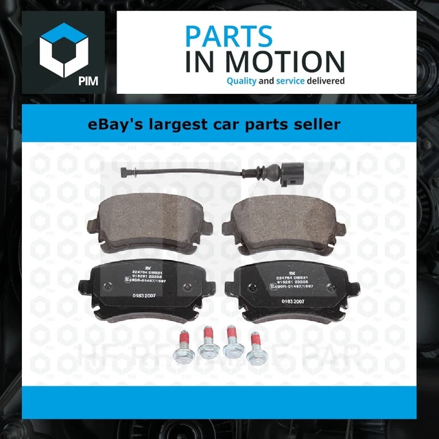 BRAKE PADS SET fits VW CALIFORNIA T5, T6 2.0D Rear 2009 on NK 4B3698451 ...