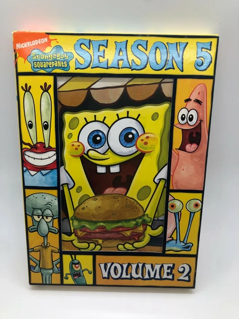 SPONGEBOB SQUAREPANTS - Season 5, Volume 2 (DVD, 2008, 2-Disc Set) £4. ...
