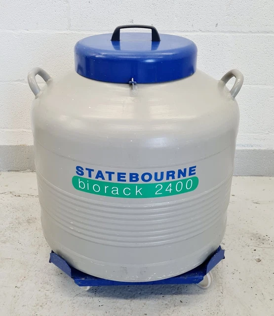 STATEBOURNE CRYOGENICS BIORACK 2400 Serbatoio stoccaggio azoto liquido ...