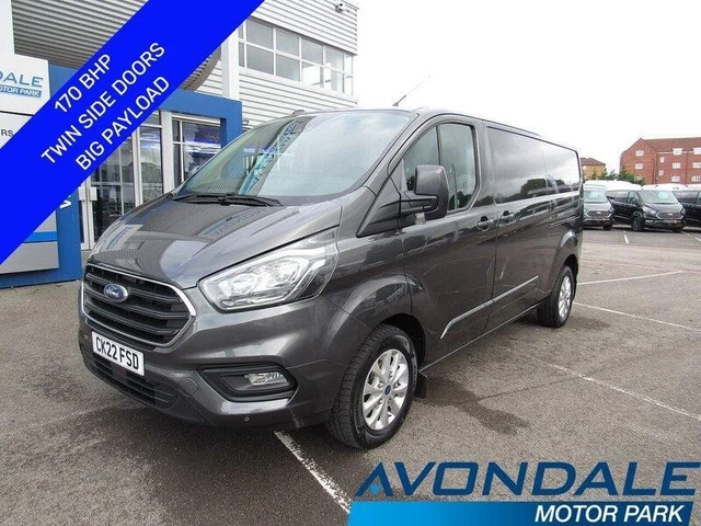 2022 FORD TRANSIT Custom 340 EcoBlue Limited 170 bhp L2 LWB TWIN SIDE ...