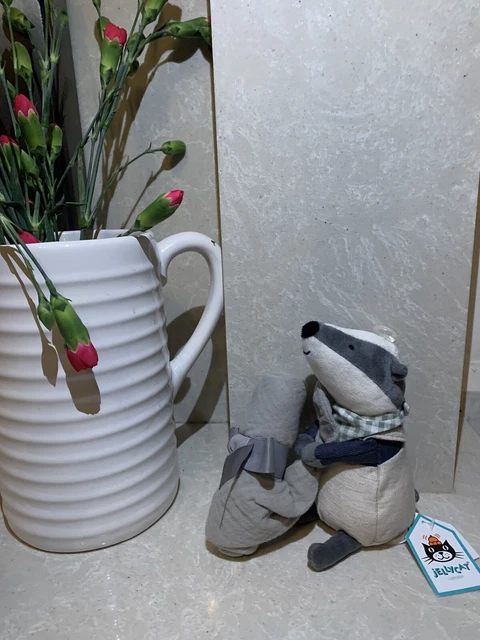 JELLYCAT RIVERSIDE RAMBLER Badger Soother BNWT £27.00 - PicClick UK