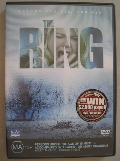 THE RING (DVD, 2002), Region 2,4 - Used DVD-Like New, Free FAST Postage ...