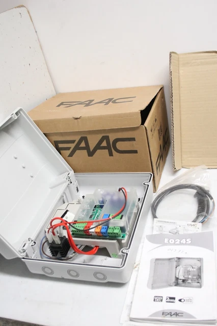 NEUF: CENTRALE POUR Automatisme Portails Battants Faac E024 S 790286 Moteurs 24V EUR 149,90 ...