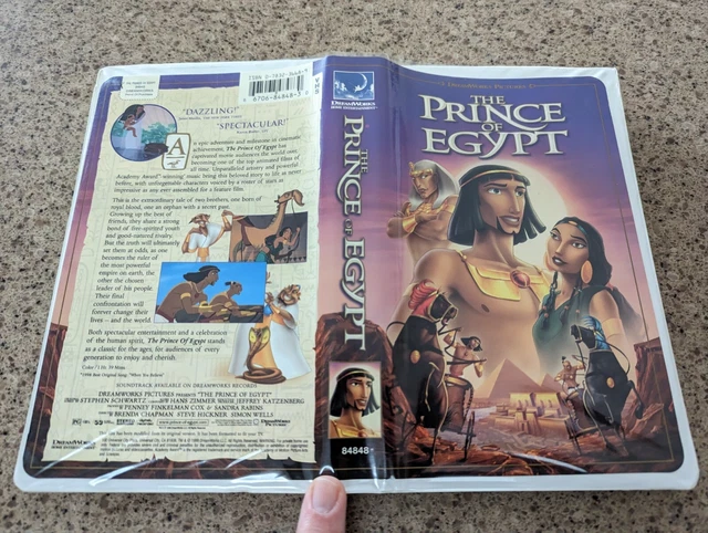THE PRINCE OF Egypt VHS video Val Kilmer Ralph Fiennes Ofra Haza DreamWorks 1999 £0.75 - PicClick UK