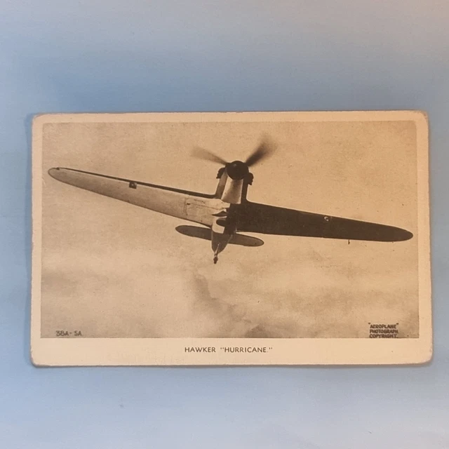 WW2 AIRCRAFT POSTCARD C1940 RAF Hawker Hurricane Fighter EUR 9,89 ...