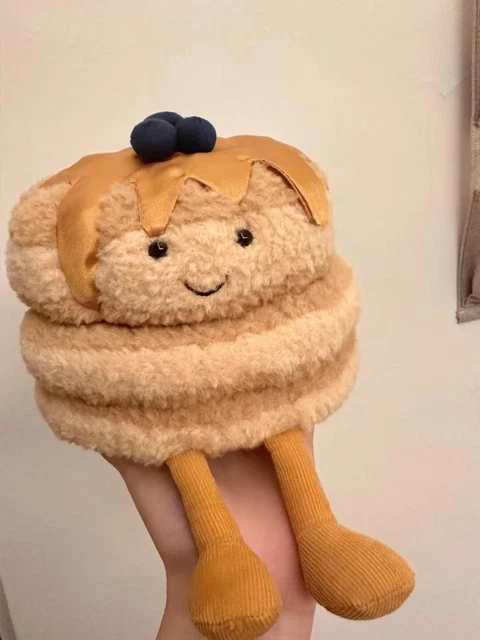 JELLYCAT AMUSEABLES STUFFED Toy: 18cm Fran Pancakes Soft Plush Animal ...