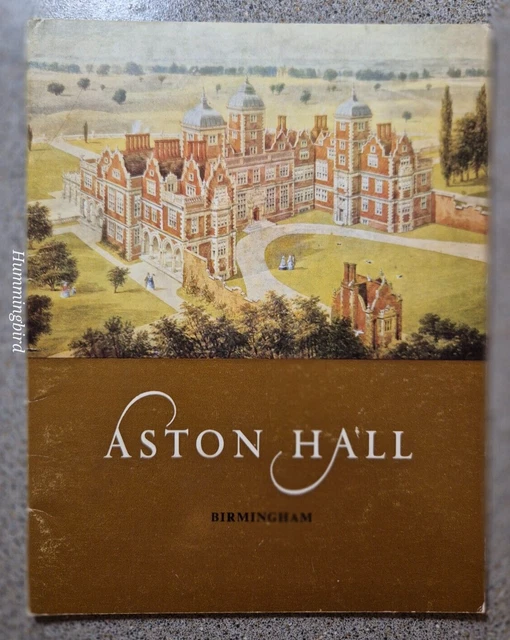 ASTON HALL BIRMINGHAM Information/Guide Booklet 1975 £2.95 - PicClick UK