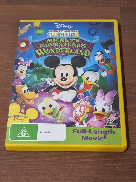 MICKEY MOUSE CLUBHOUSE Mickey's Adventures in Wonderland DVD Region 4 ...