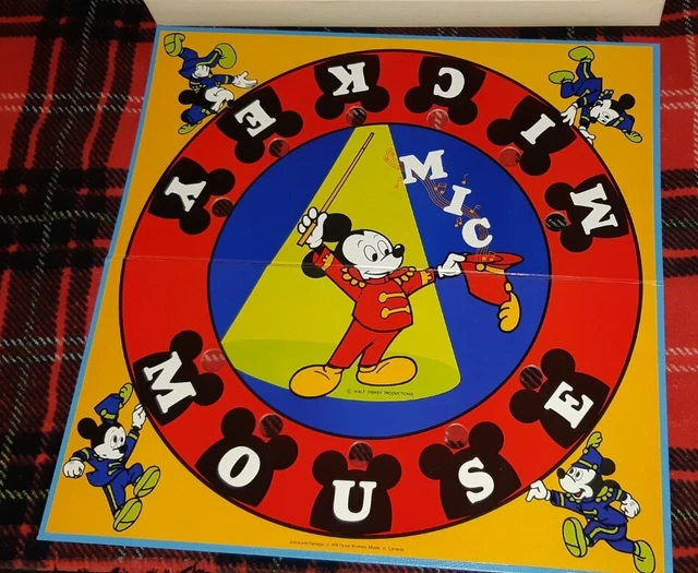 VINTAGE 1976 WALT Disney's Mickey Mouse Board Game Parker Brothers ...