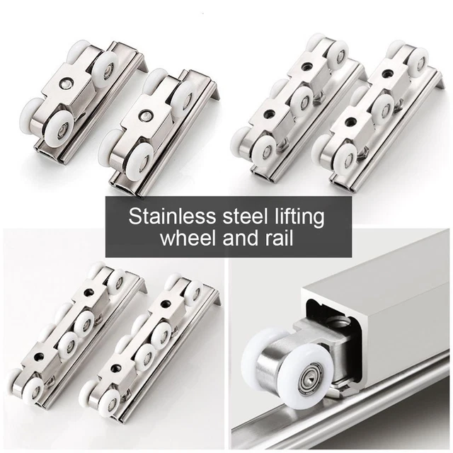 WARDROBE SLIDING DOOR Wheel Buffer Door Rollers Kit Folding Door EUR 14 ...