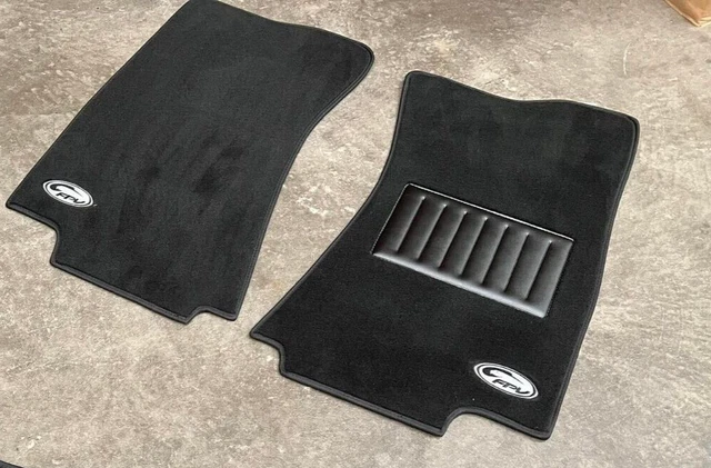 NEW FORD BA Bf Fg Fpv Floor Mats In Black Plush Carpet 2 Piece Fronts ...