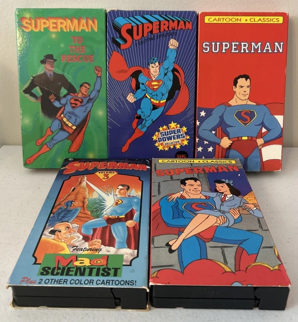 VINTAGE SUPERMAN CARTOON 1990s VHS Lot Of 5 £20.95 - PicClick UK