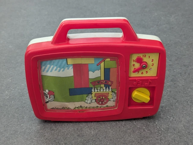 VINTAGE 1990S NODDY Wind Up TV Musical TV Scrolling Pictures ...