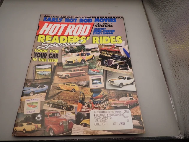 VINTAGE HOT ROD MAGAZINE AUGUST 1989 Muscle Cars Hot Rods Motors Auto ...