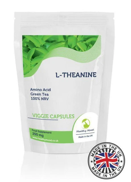 L-THEANINE 250MG GREEN Tea Veg 120 Capsules Pills Supplements £12.54 ...