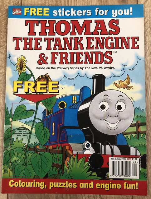 VINTAGE THOMAS THE Tank Engine & Friends Magazine 16th Oct 1996 Issue ...