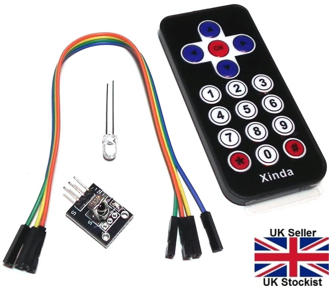 INFRARED REMOTE CONTROL Module Transmitter Receiver Kit Arduino PIC ...