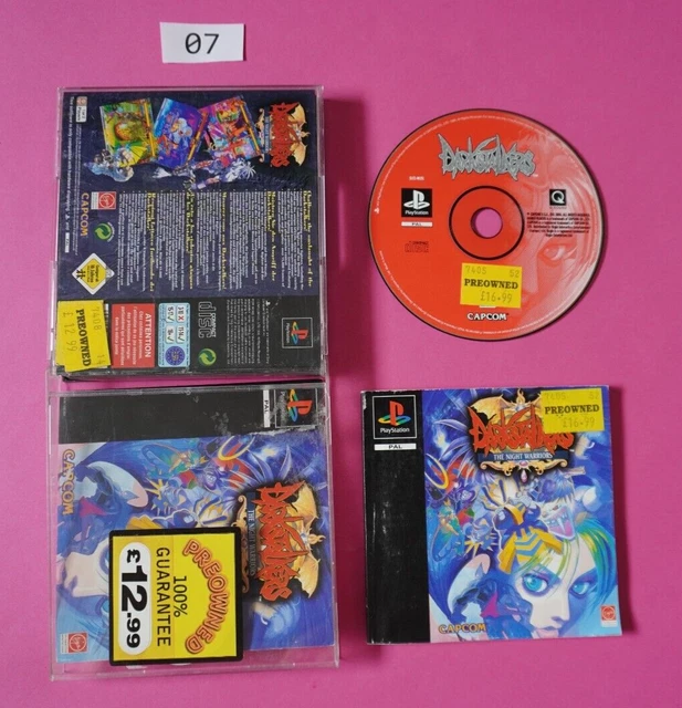 DARKSTALKERS THE NIGHT WARRIORS. Gioco PS1. Completo (PlayStation One ...