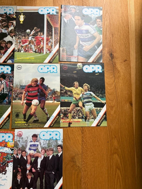 QPR HOME PROGRAMMES BUNDLE x 11 FROM 1984/85 SEASON £5.44 - PicClick UK