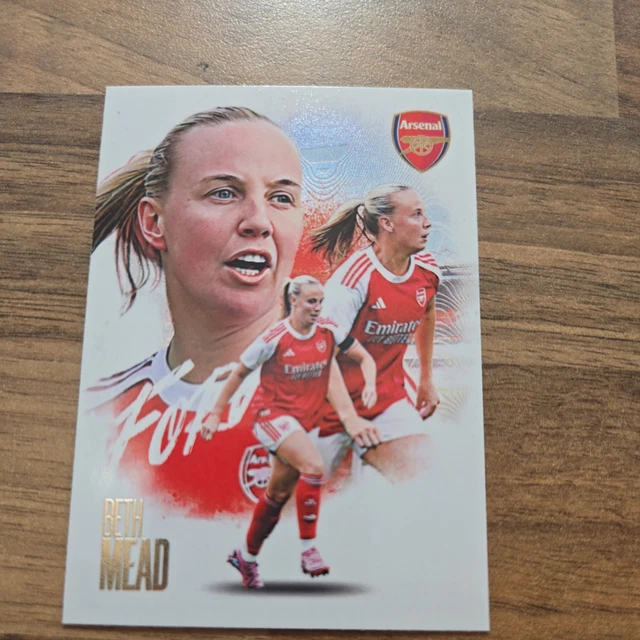 WSL 2025-26 ARSENAL Futera 2026 - BETH MEAD &England regular mint ...
