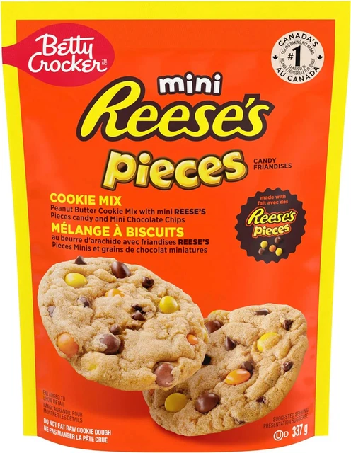BETTY CROCKER COOKIE Mix Reese's Mini Pieces $24.65 - PicClick AU