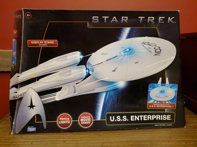 PLAYMATES STAR TREK USS Enterprise Starship Display Stand NCC-1701 New ...